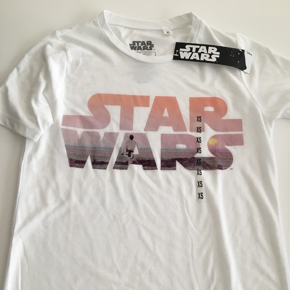 Star Wars | Tops | Star Wars Womens White Tee | Poshmark